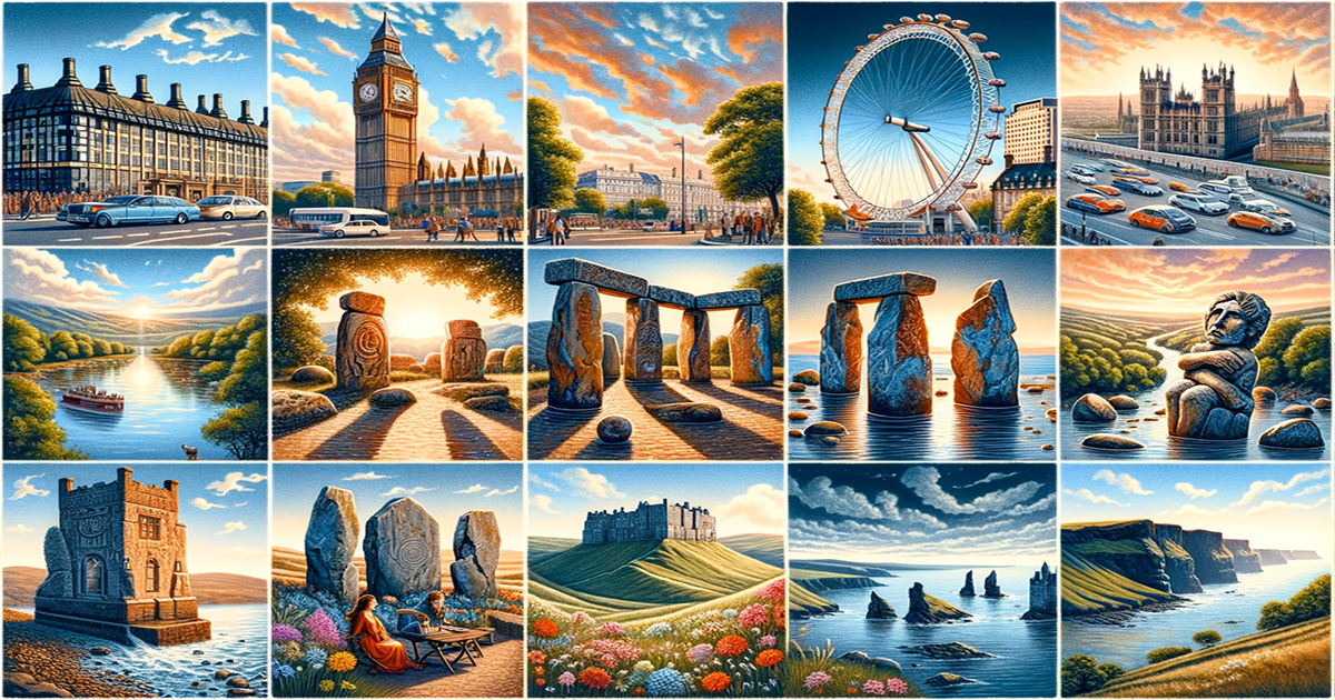 PLACES OF INTEREST IN THE UK | LIFE IN THE UK TEST